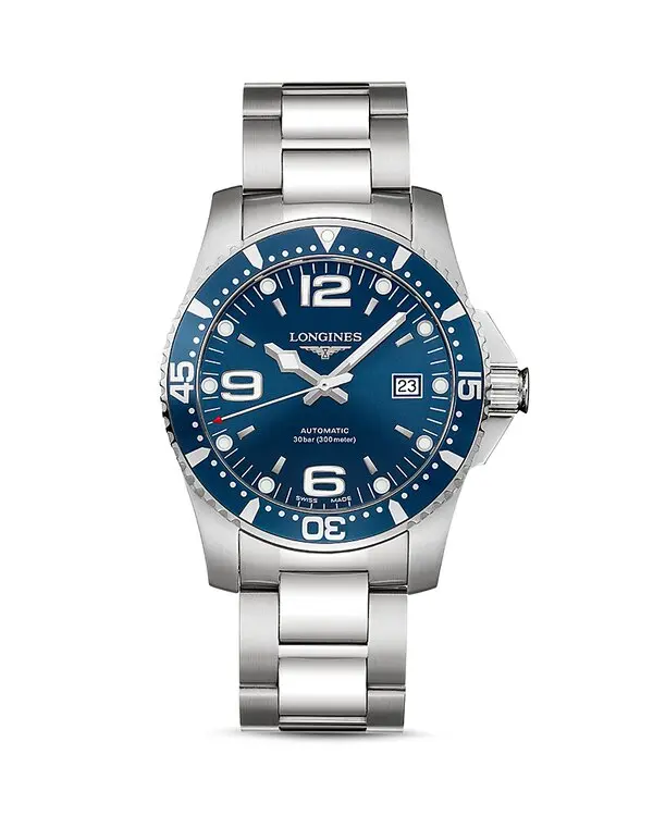 LONGINES Hydroconquest 41mm Watch - Blue/silver