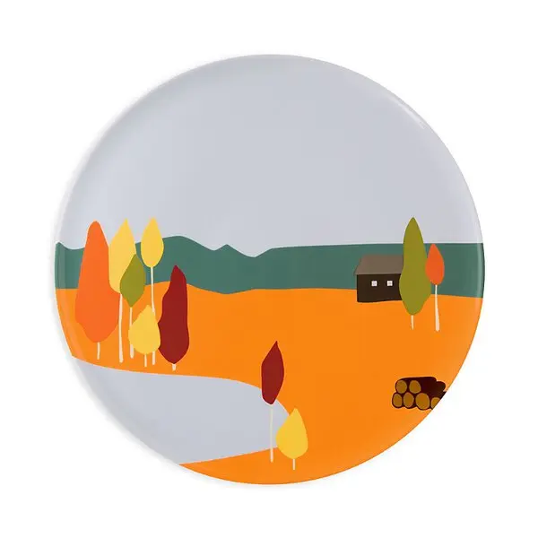 DEGRENNE PARIS Destination Foret Round Pie Dish - Multi