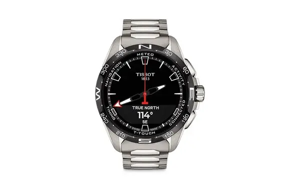 TISSOT T-touch Connect Solar Smart Watch, 47.5mm - Black