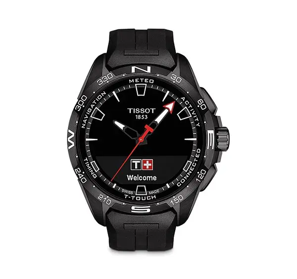 TISSOT T-touch Connect Solar Smart Watch, 47.5mm - Black