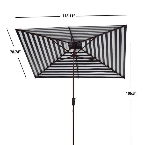SAFAVIEH Athens Rectangular Umbrella