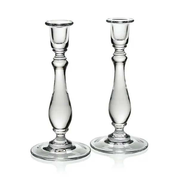 WILLIAM YEOWARD CRYSTAL William Yeoward Meryl Candlesticks, Set Of 2 - Clear