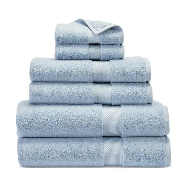 MATOUK Regent Bath Towel Set - Hazy Blue