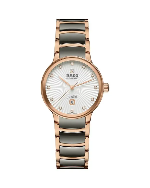 RADO Centrix Automatic 30.5mm Watch - White/gray
