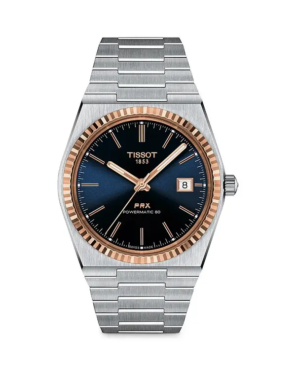 TISSOT Prx 40mm Watch - Blue/silver