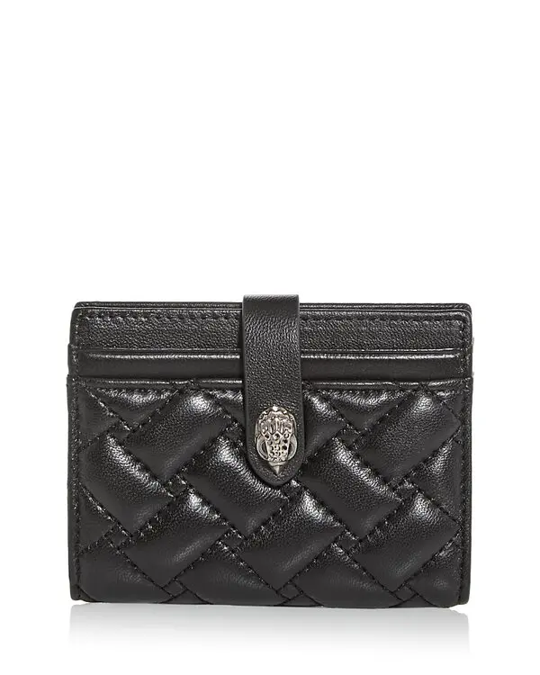 Kurt Geiger Leather Card Case - Black