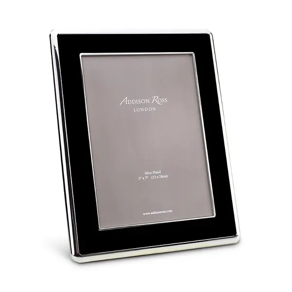 ADDISON ROSS LONDON Silver & Curved Frame, 8 X 10 - Black