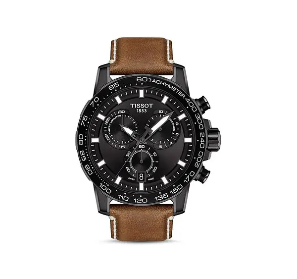 TISSOT Supersport Gts Chronograph 45.5mm - Black/brown