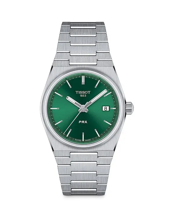 TISSOT Prx 35mm Watch - Green/silver