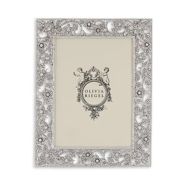 OLIVIA RIEGEL Flora Frame, 5 X 7 - Silver