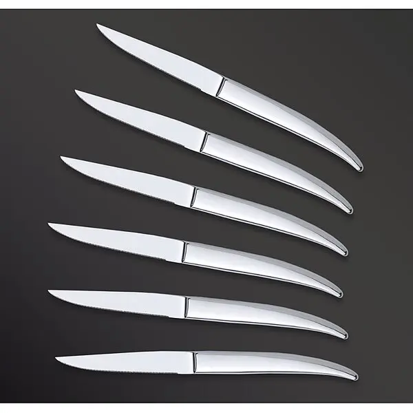 TB GROUPE Tarrerias-bonjean Laguiole Heritage 6-piece Steak Knife Set - Silver