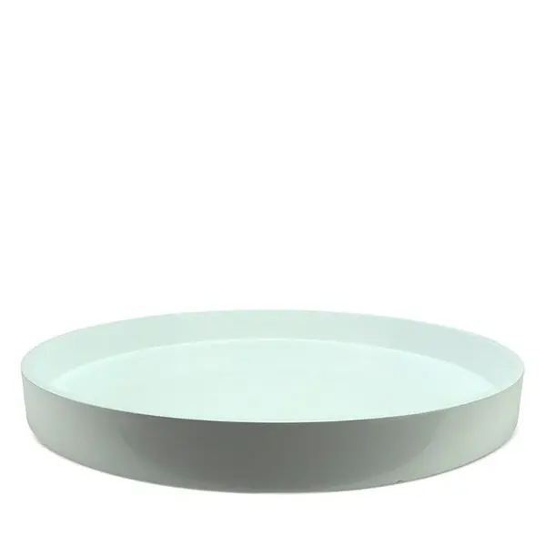 ADDISON ROSS LONDON Large Lacquer 20 Round Tray - White