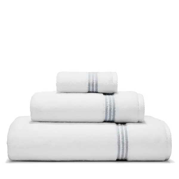 MATOUK Bel Tempo Milagro Bath Towel Exclusive - White/silver