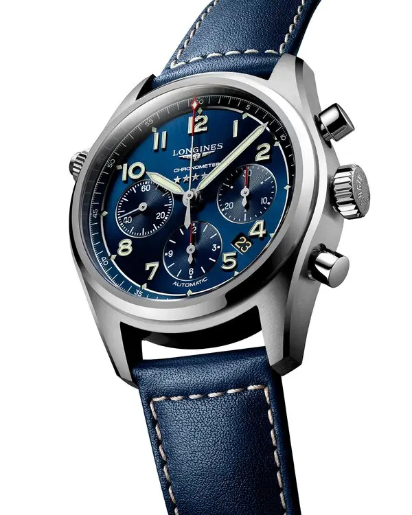 LONGINES Spirit Chronograph 42mm Watch - Blue