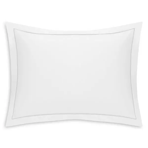 MATOUK Bergamo Sham, King - Silver