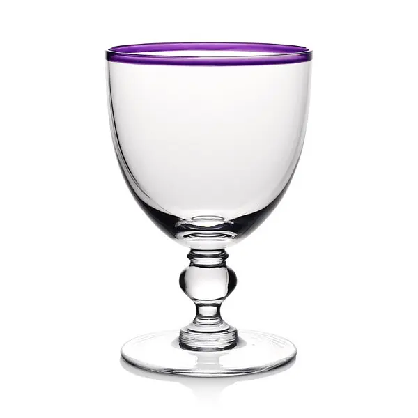 WILLIAM YEOWARD CRYSTAL Siena Water Glass - Amythest