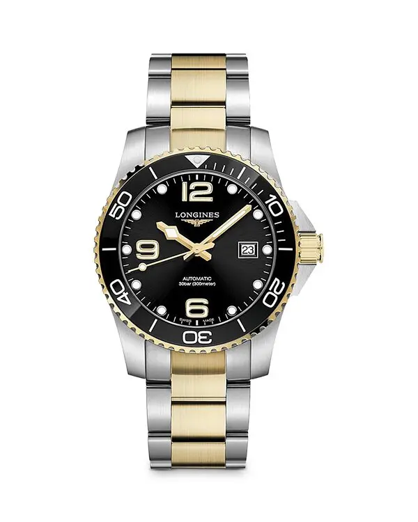 LONGINES Hydroconquest Stainless Steel 41mm Watch - Black