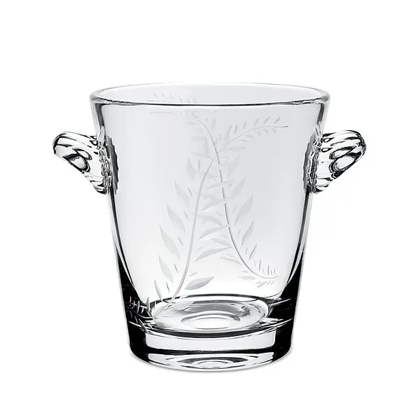 WILLIAM YEOWARD CRYSTAL Country Jasmine Ice Bucket With Tongs - Clear