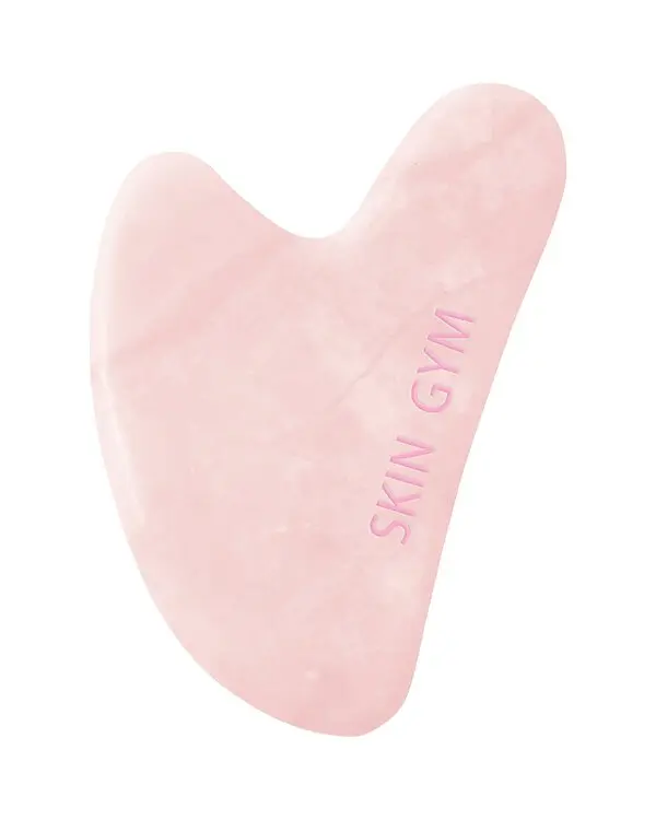 SKIN GYM Rose Quartz Crystal Sculpty Heart Gua Sha Tool - No Color