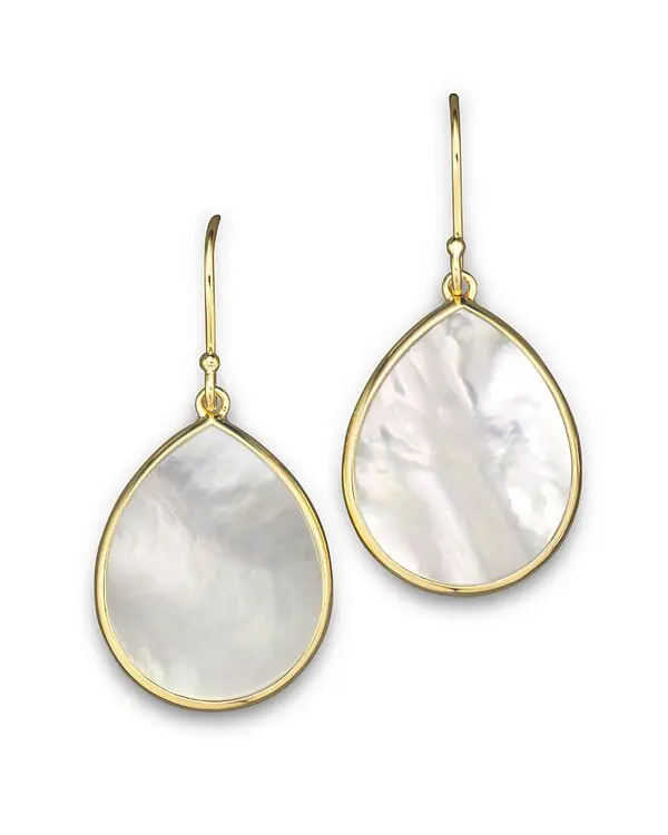 Ippolita 18k Rock Candy Teardrop Earrings - Gold