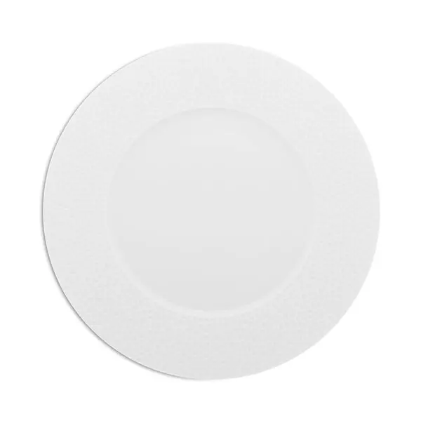 DEGRENNE PARIS Perles De Rosee Round Dinner Plate - White