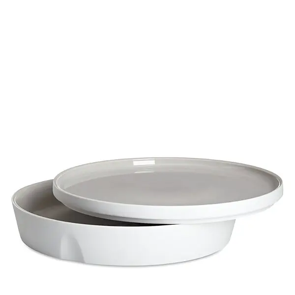 DEGRENNE PARIS L'econome Starck Straight Bowl And Dinner Plate - Gray