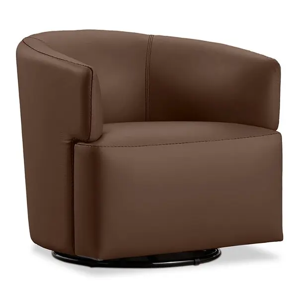 GIUSEPPE NICOLETTI Nicoletti Capri Swivel Chair Exclusive - Bull Cognac