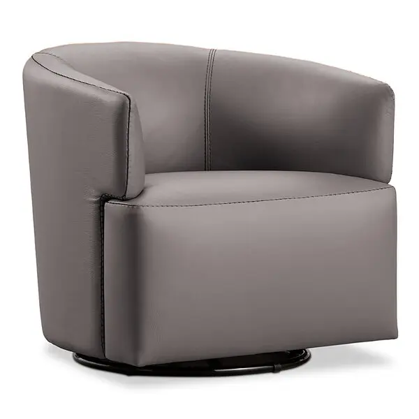 GIUSEPPE NICOLETTI Nicoletti Capri Swivel Chair Exclusive - Bull Dark Grey