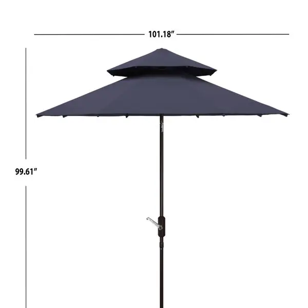 SAFAVIEH Athens 9 Ft Tabletop Umbrella