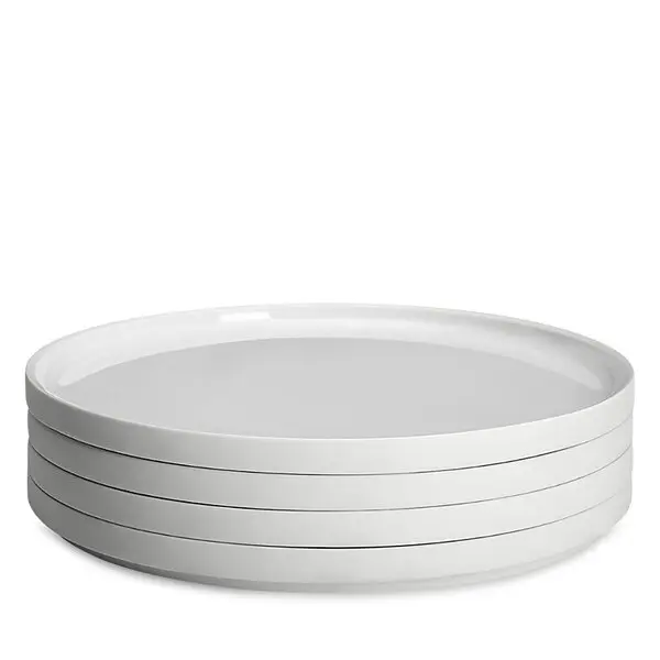 DEGRENNE PARIS L'econome Starck Plates, Set Of 4 - White