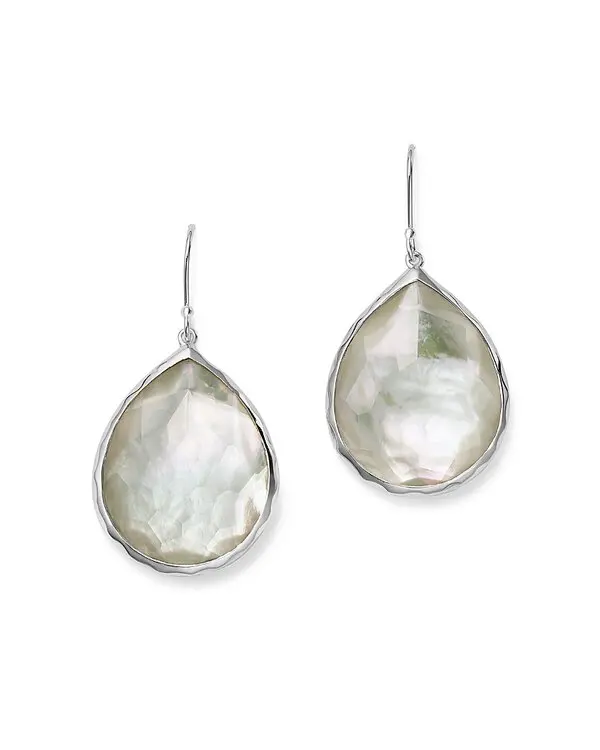 Ippolita Sterling Silver Mother-of-pearl Teardrop Earrings - White/silver