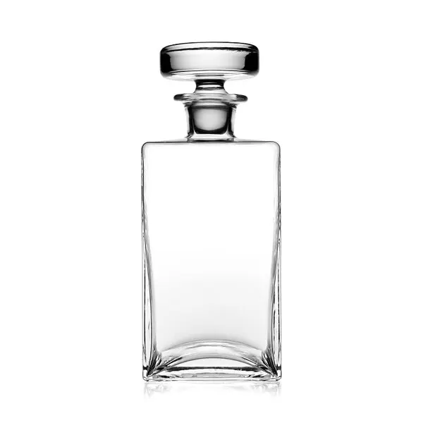 WILLIAM YEOWARD CRYSTAL American Bar Lillian Plain Square Decanter - Clear