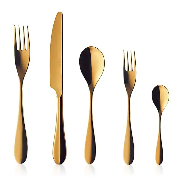DEGRENNE PARIS Onde 5-piece Place Setting - Gold