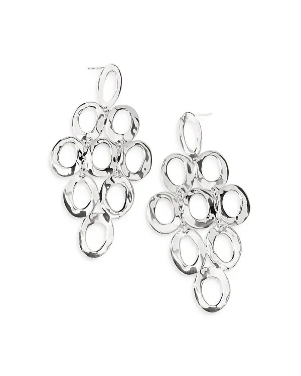 Ippolita Open Oval Cascade Earrings - Sterling Silver