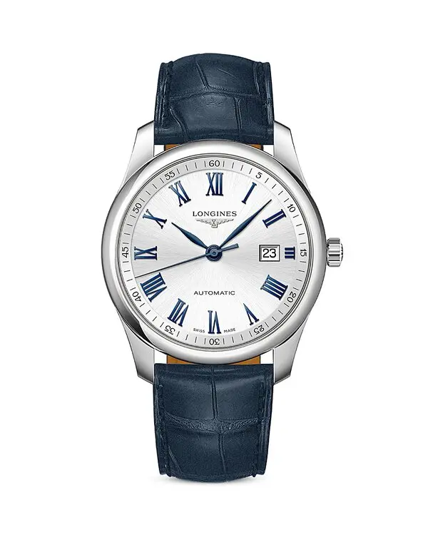 LONGINES Master 40mm Watch - White/navy