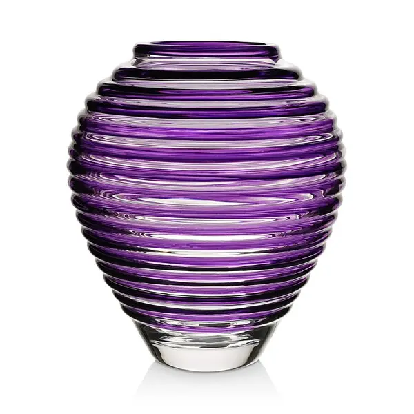 WILLIAM YEOWARD CRYSTAL Circe Vase, 11 - Amethyst