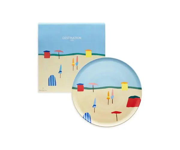 DEGRENNE PARIS Destination Mer Round Tray