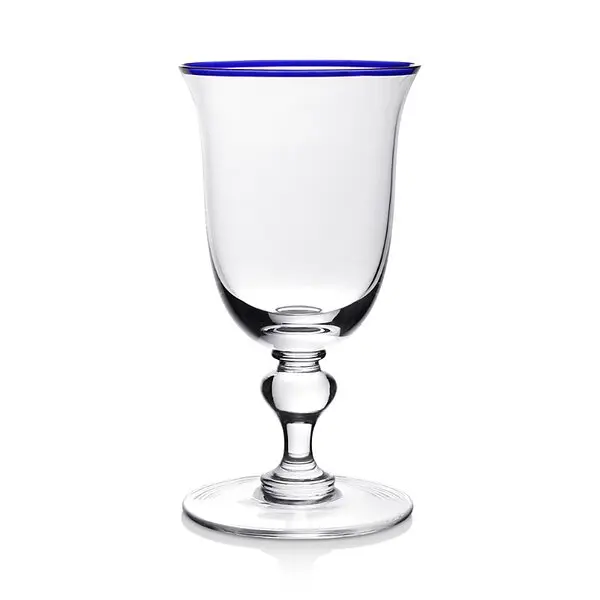 WILLIAM YEOWARD CRYSTAL Siena Wine Glass - Blue
