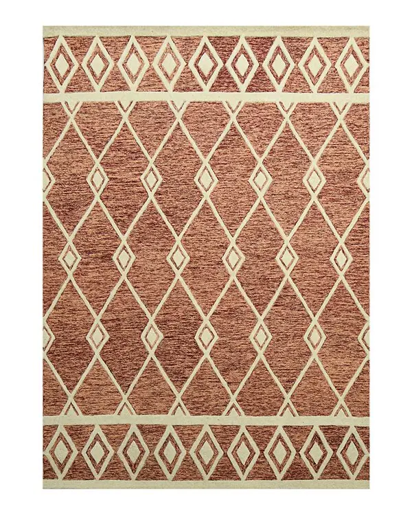 AMER RUGS Vista Raton Area Rug, 5' X 8 - Rust