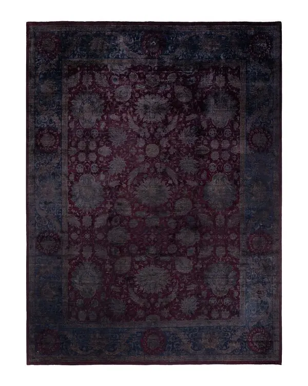 Bloomingdale'S Fine Vibrance M1195 Area Rug, 9' X 12'1 - Red