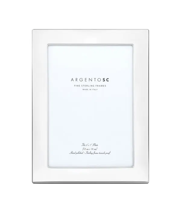 ARGENTO SC Castell Sterling 5 X 7 Picture Frame