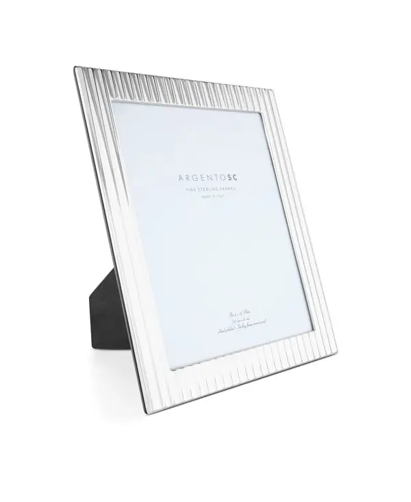ARGENTO SC Fluted Sterling Picture Frame, 8 X 10