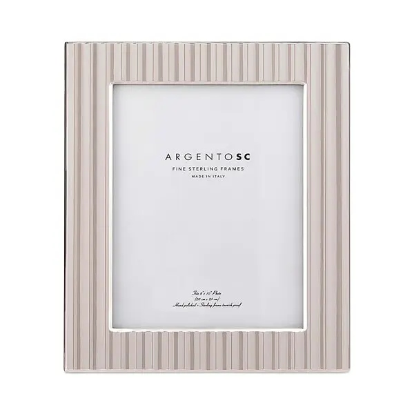 ARGENTO SC Fluted Sterling Picture Frame, 8 X 10 - Silver