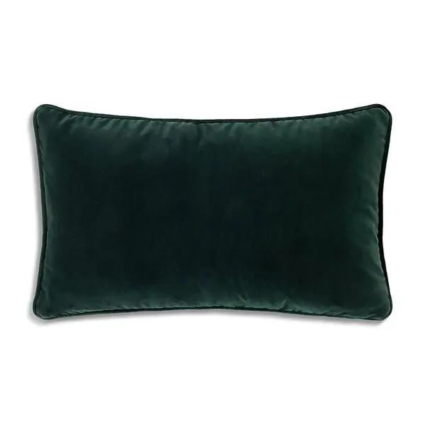 YVES DELORME Divan Decorative Pillow, 13 X 22 - Dark Green