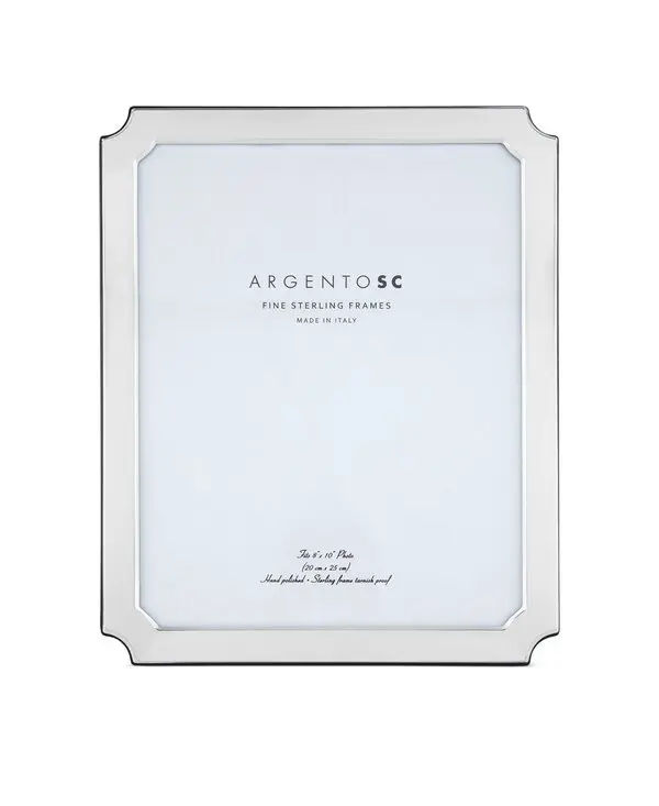 ARGENTO SC Edged Sterling Picture Frame, 8 X 10