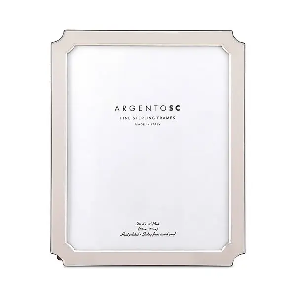 ARGENTO SC Edged Sterling Picture Frame, 8 X 10 - Silver