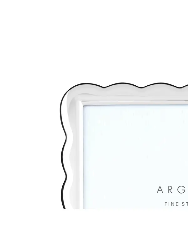 ARGENTO SC Scalloped Sterling Picture Frame, 8 X 10