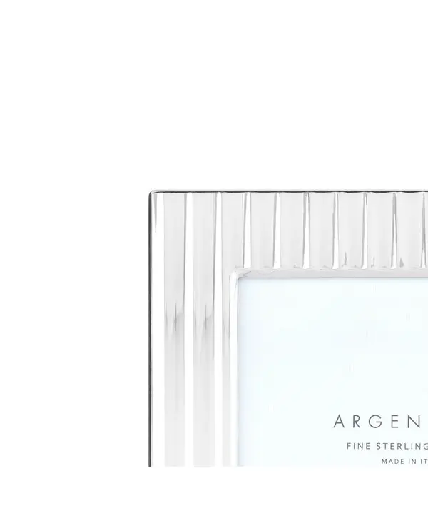 ARGENTO SC Fluted Sterling Picture Frame, 5 X 7