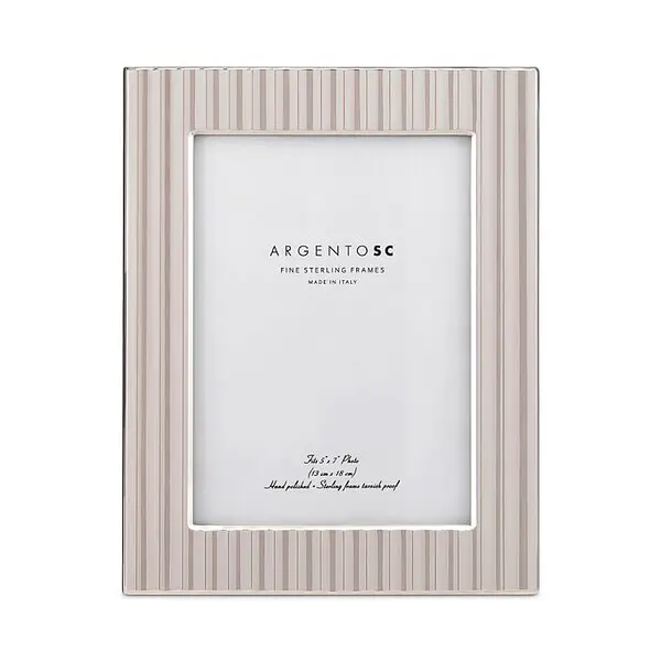 ARGENTO SC Fluted Sterling Picture Frame, 5 X 7 - Silver