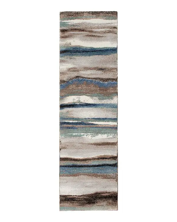 MINK HOME Leisure Bay Dusk Area Rug, 2'3 X 7'7